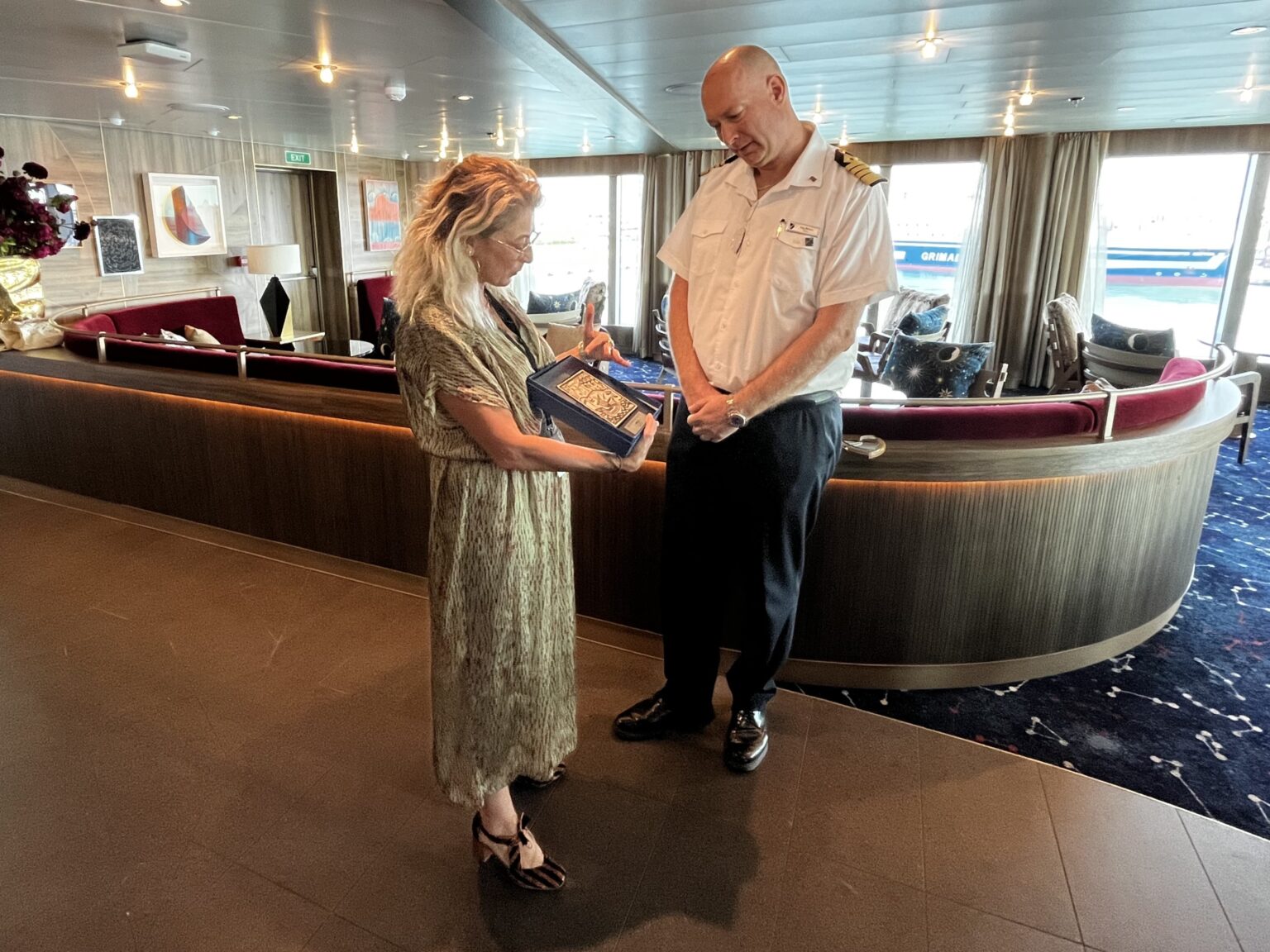 The Seabourn Pursuit cruise ship arrives for the first time at the Port ...