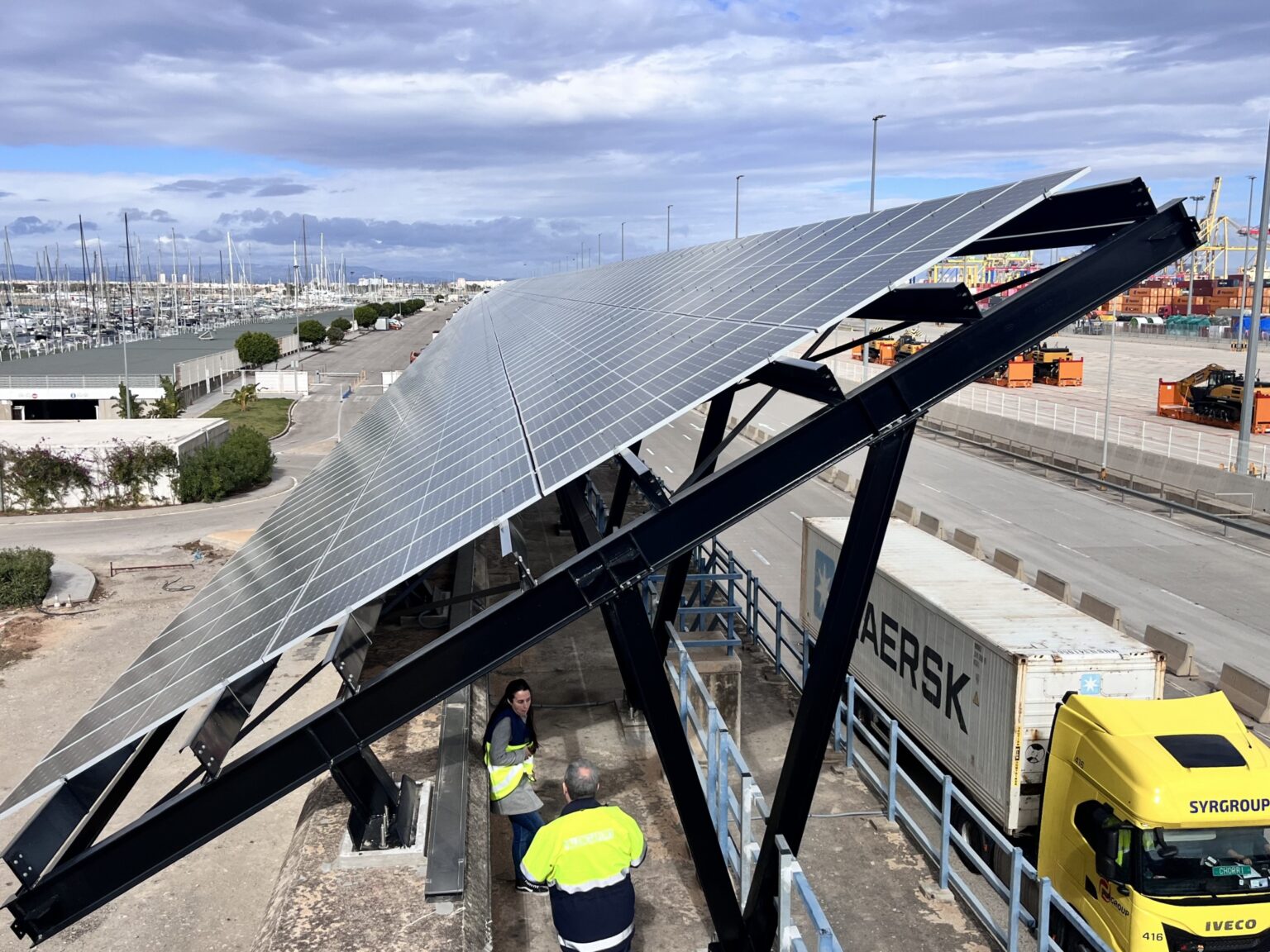 Solar panels at the Port of València will generate 22% of the energy it ...