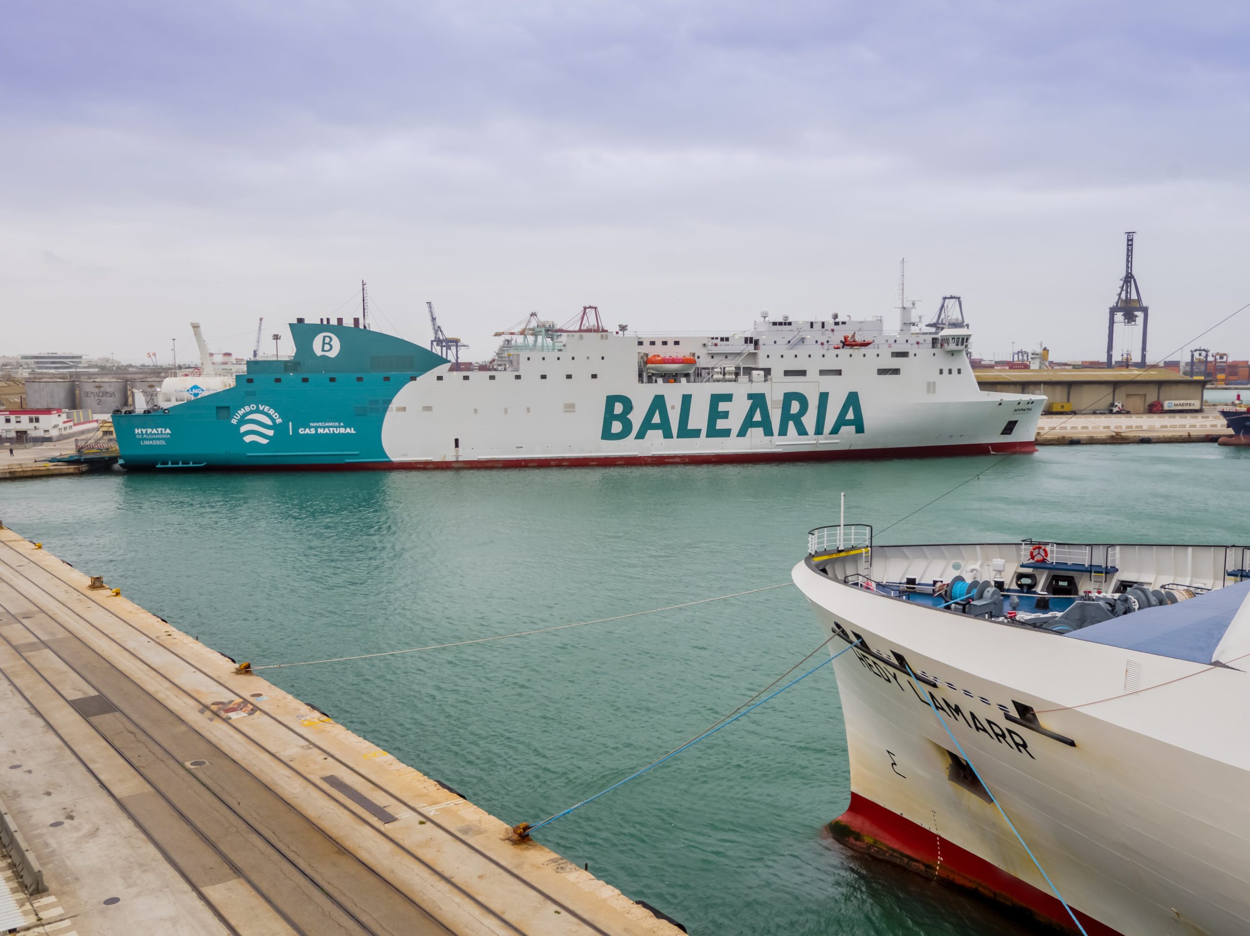 Valenciaport establishes a protocol with Baleària and Transmed for the ...