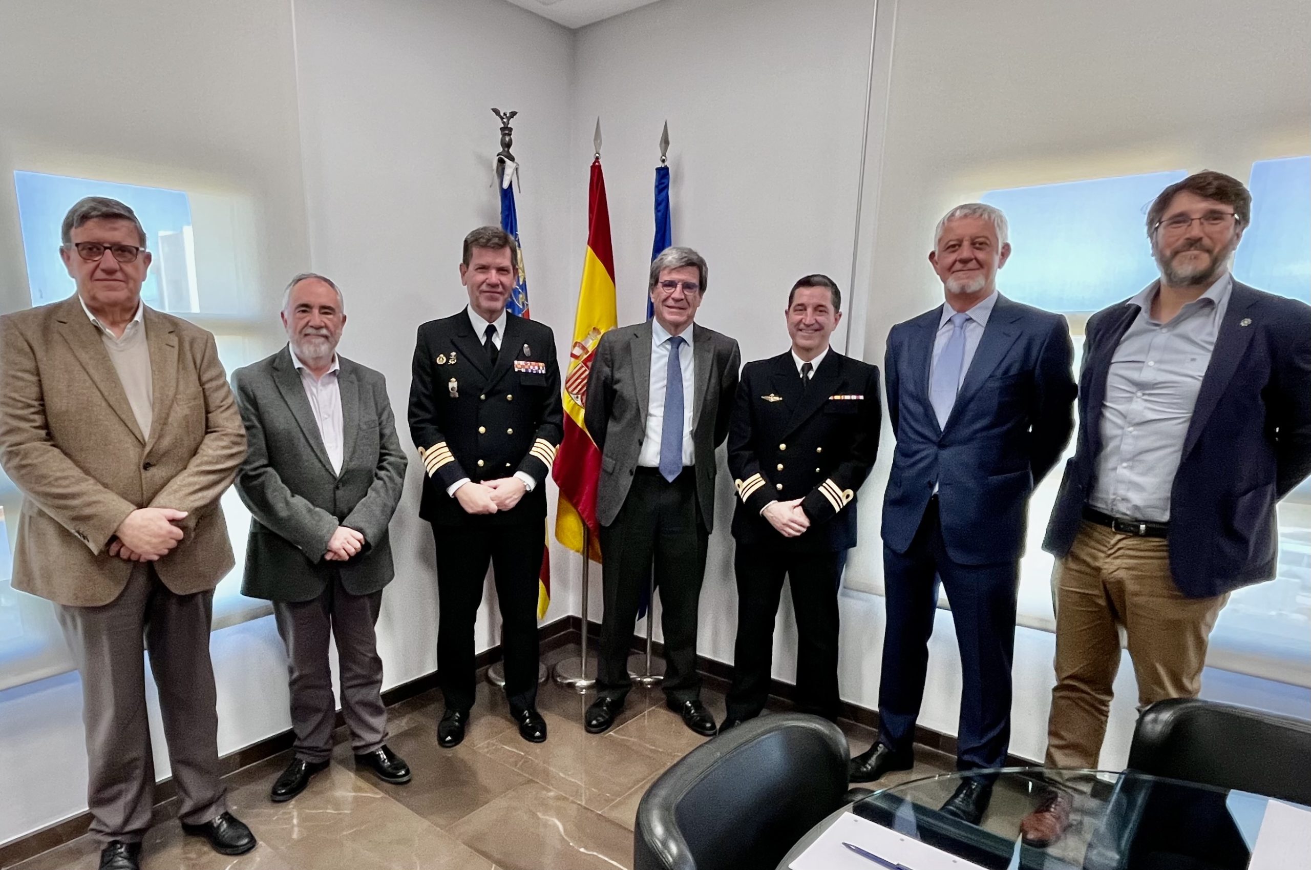 Valenciaport recibe al nuevo Comandante Naval de Valencia - Valenciaport