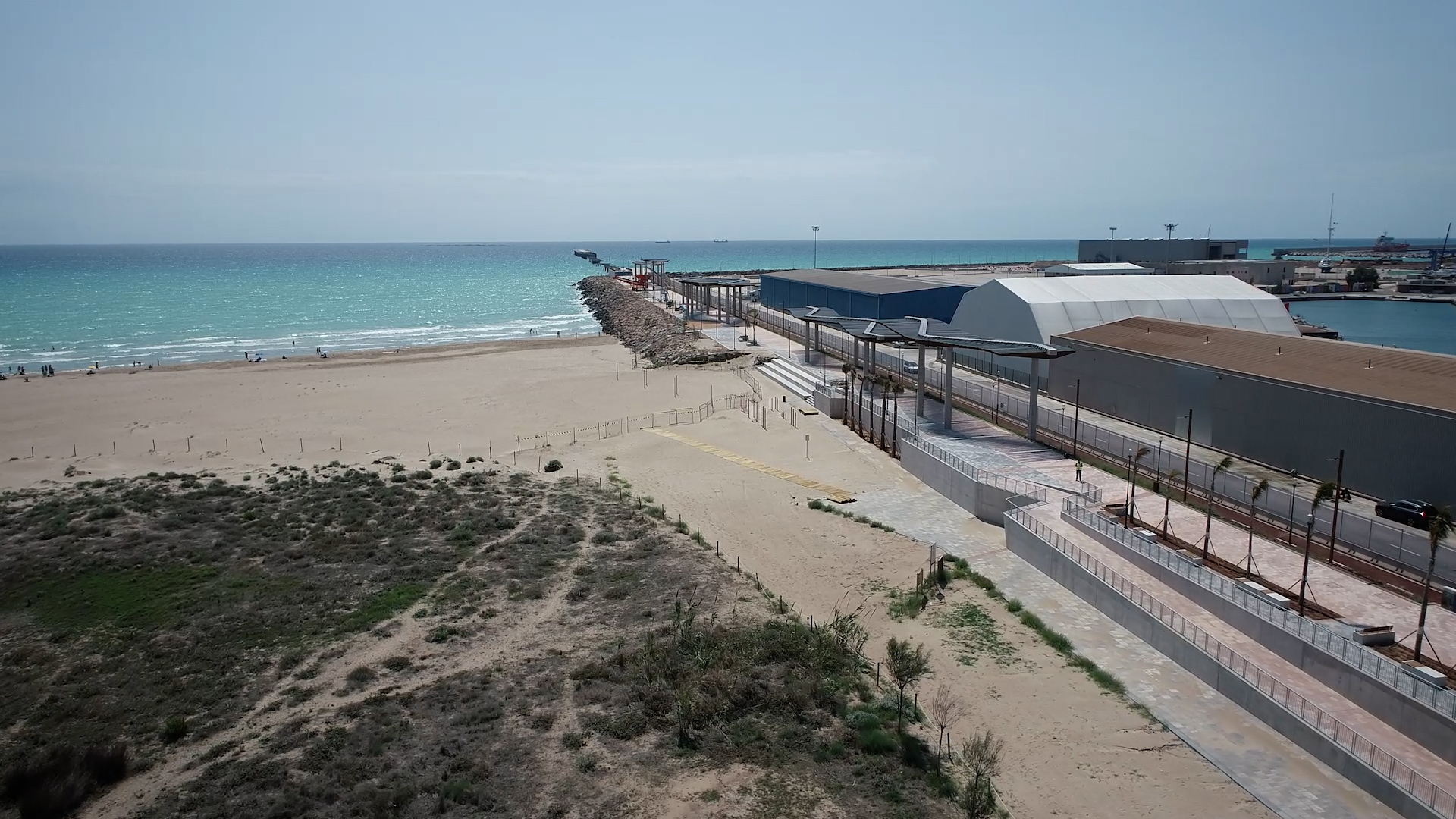The new promenade of the port of Sagunto opens to the public - Valenciaport