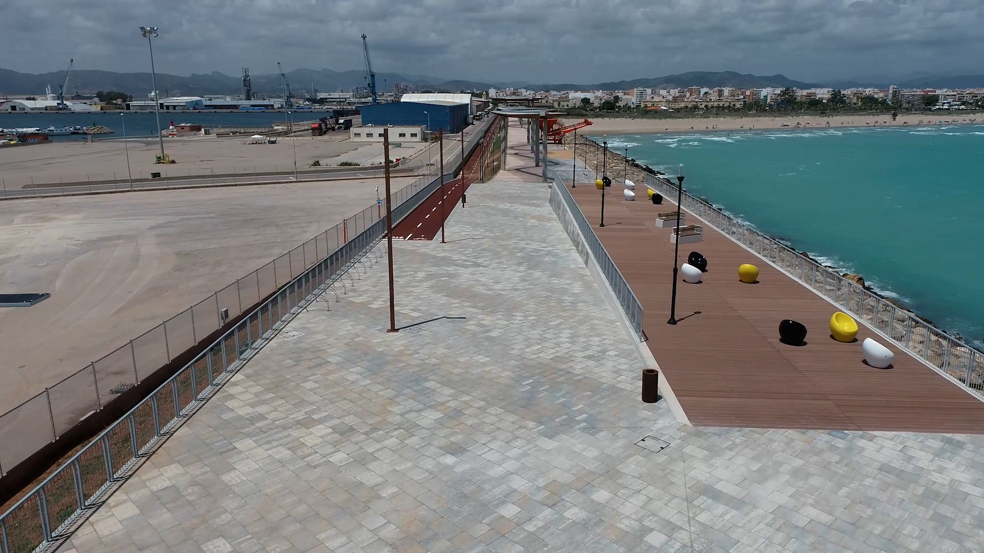 The new promenade of the port of Sagunto opens to the public - Valenciaport