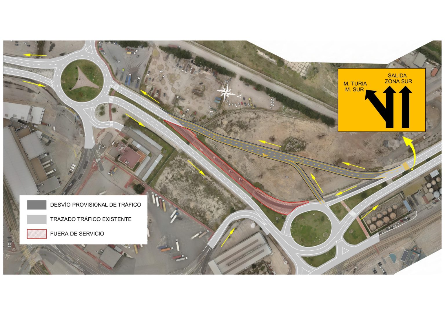 The Port of València informs of the provisional redirection for road ...