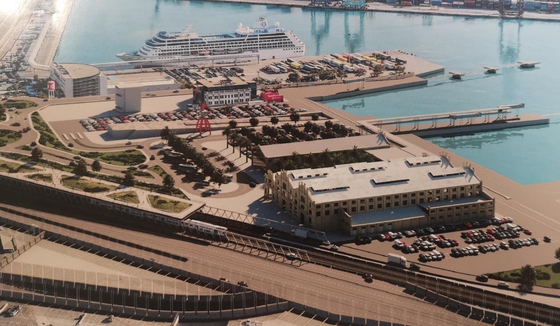 This will be the new public terminal of passengers of the Port of ...