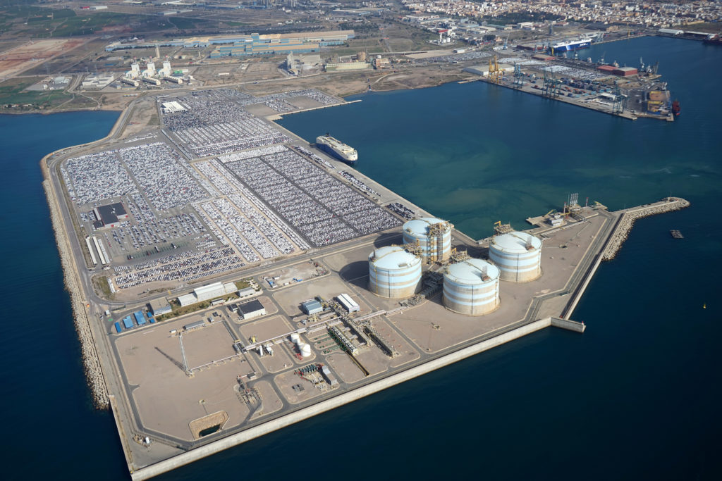 La llegada de gas natural al Puerto de Sagunto crece un 150% en el ...