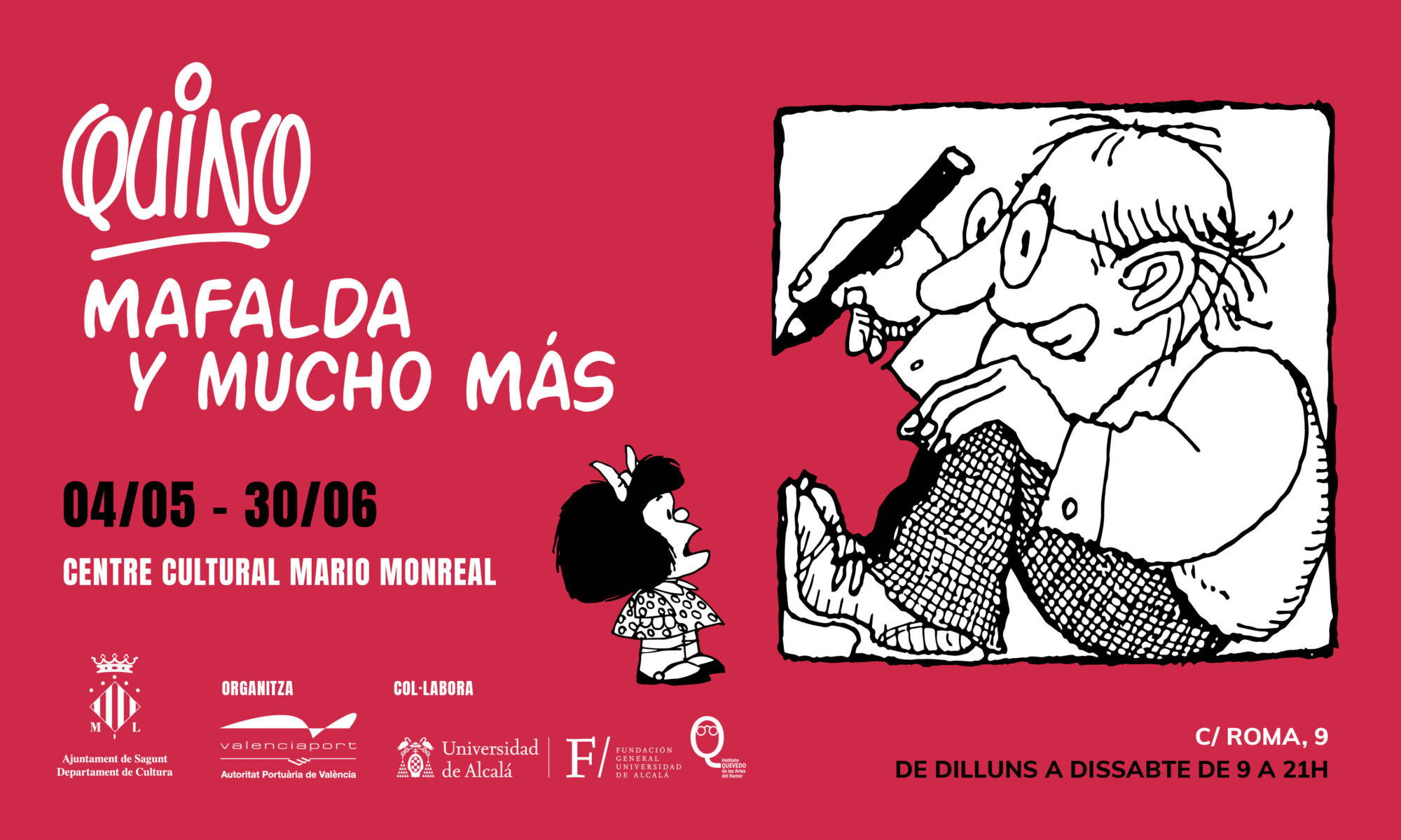 Mafalda and Quino’s humour arrive in Sagunto - Valenciaport