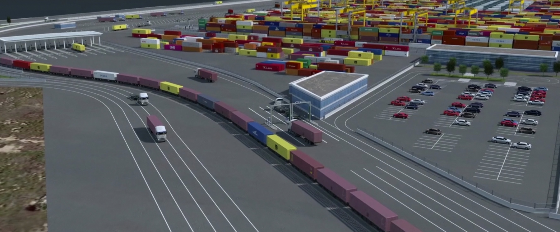 The new northern container terminal at the Port of Valencia will reduce ...