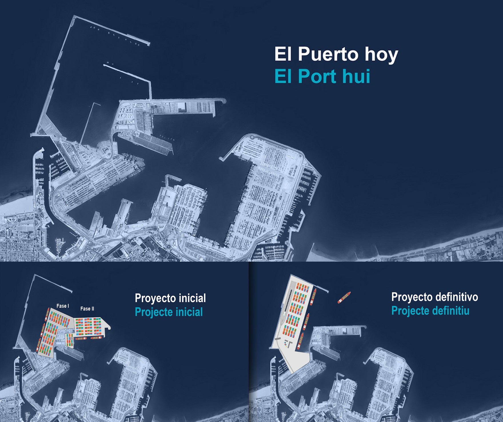Valenciaport publishes on its website the construction project for the ...