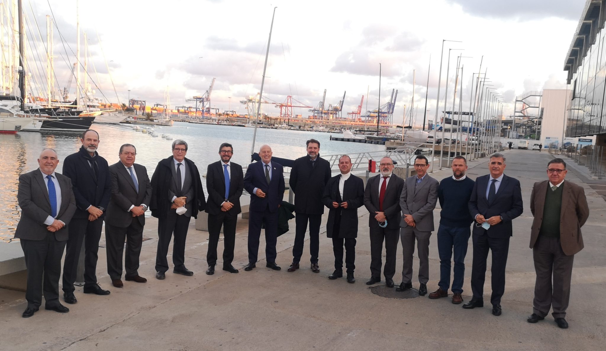 The President of Puertos del Estado visits the Port of Valencia and ...