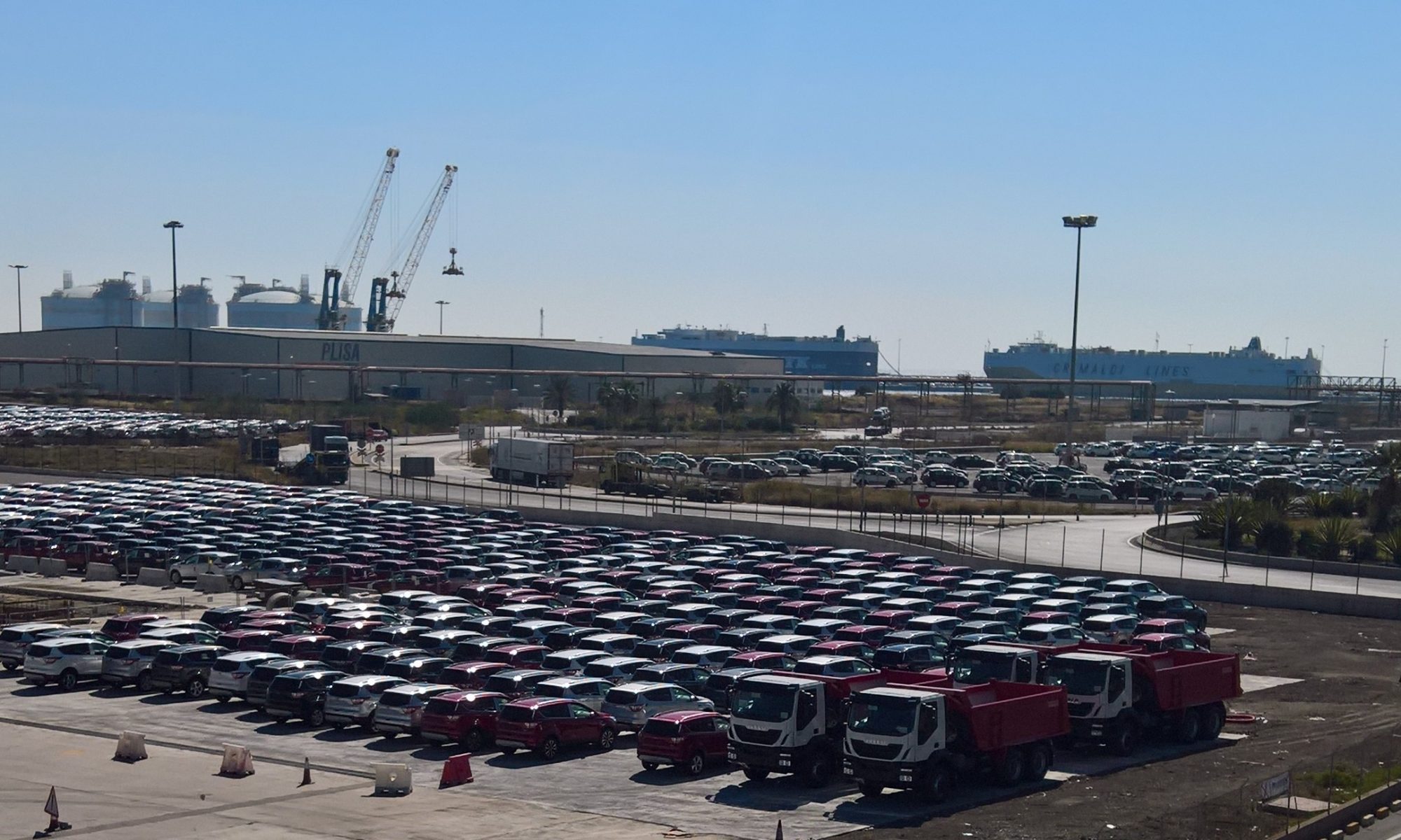 The Port of Sagunto increases car traffic by 28.08% at the end of the ...